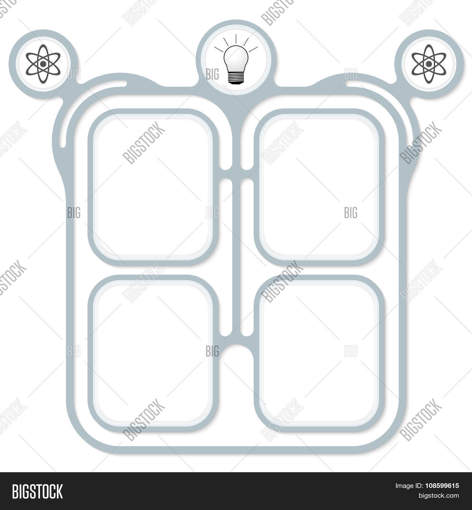 Connected Frames Vector & Photo (Free Trial) | Bigstock