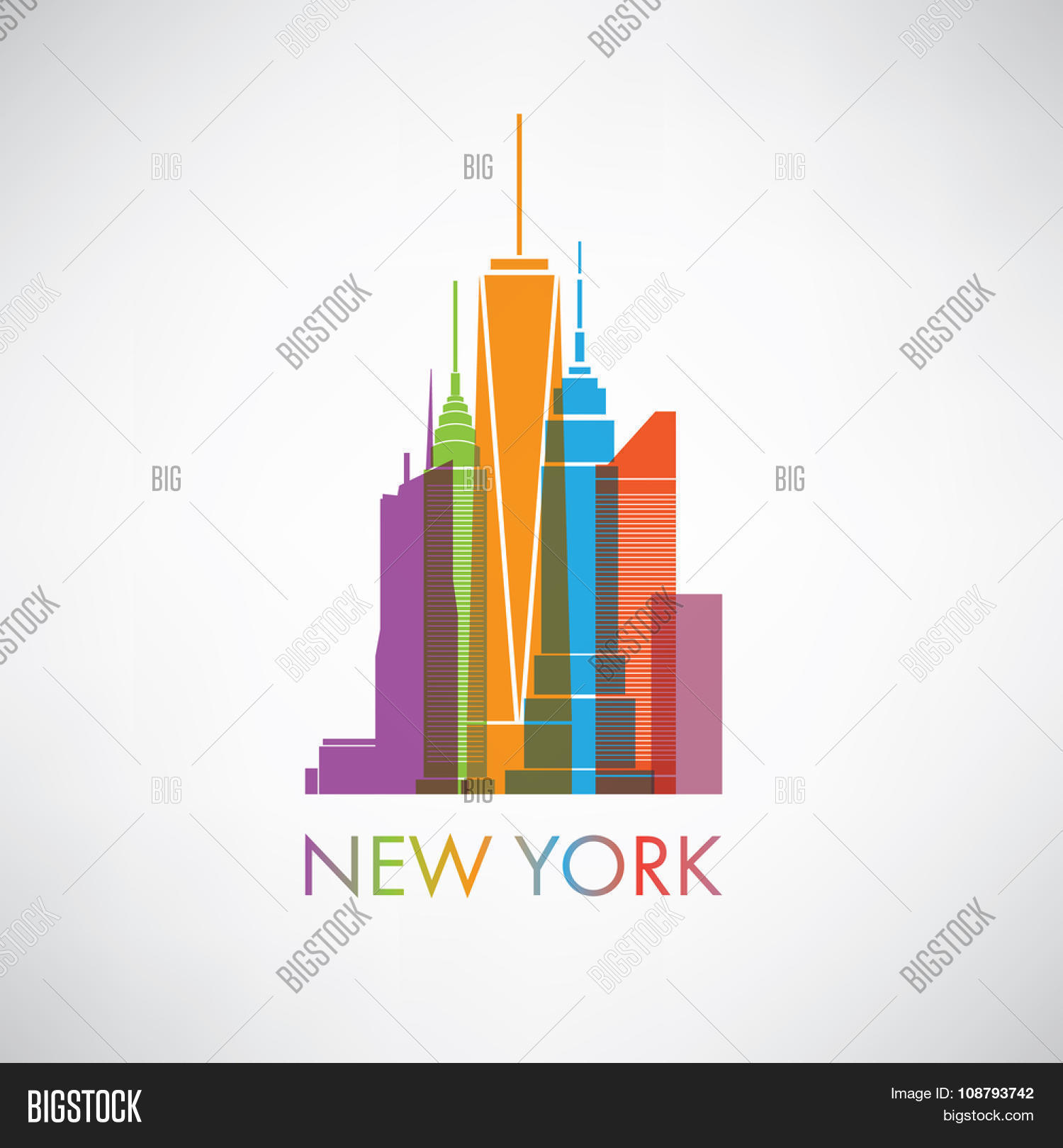 New York City Skyline Vector & Photo (Free Trial) | Bigstock