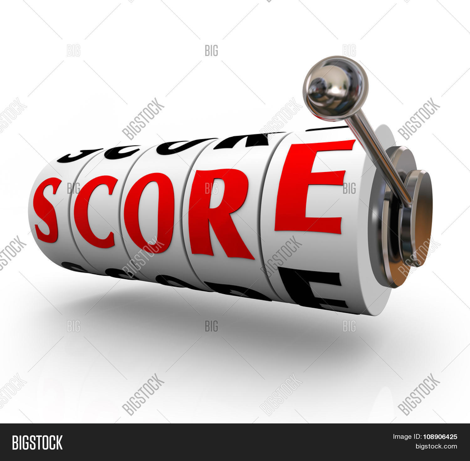 Score Word On 3d Slot Image & Photo (Free Trial) | Bigstock