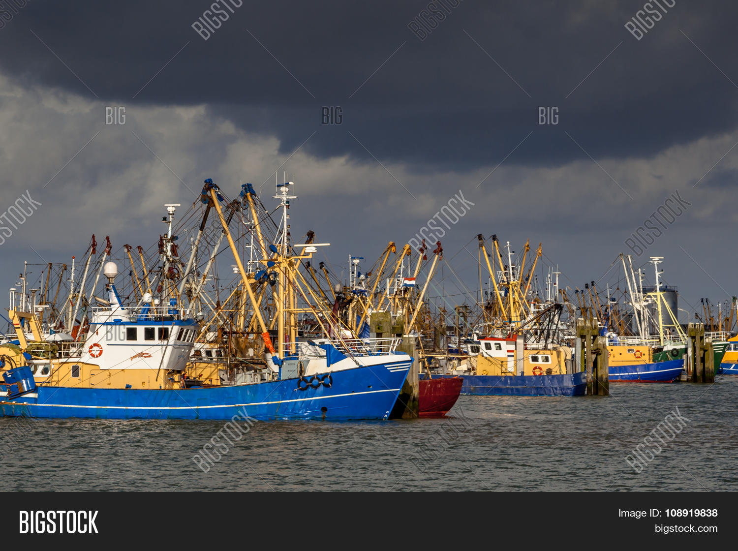 Dutch Fishing Boats Image & Photo (Free Trial) | Bigstock
