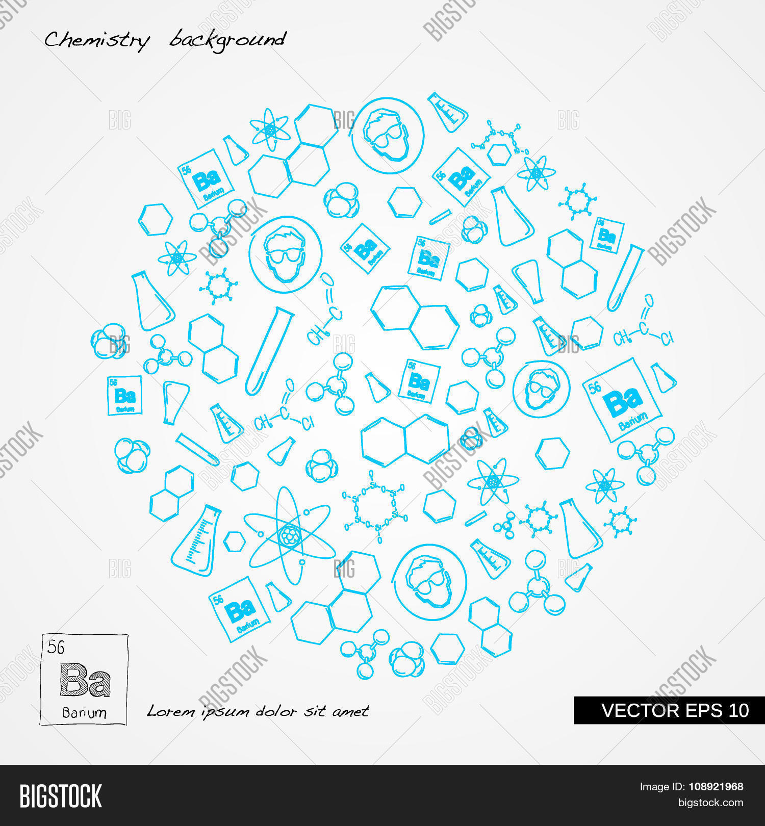 Hand Draw Chemistry Vector & Photo (Free Trial) | Bigstock