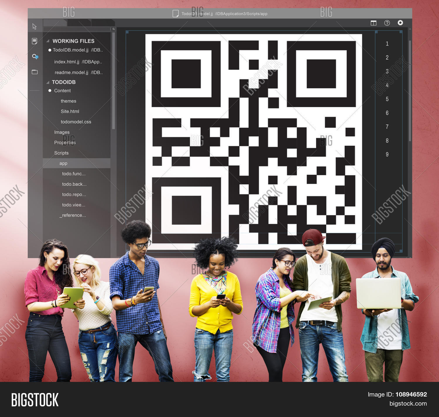 QR Code Encryption Image & Photo (Free Trial) | Bigstock