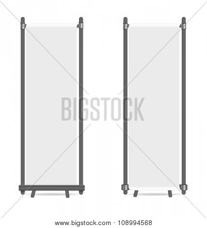 Blank Roll Banner Vector & Photo (Free Trial) | Bigstock