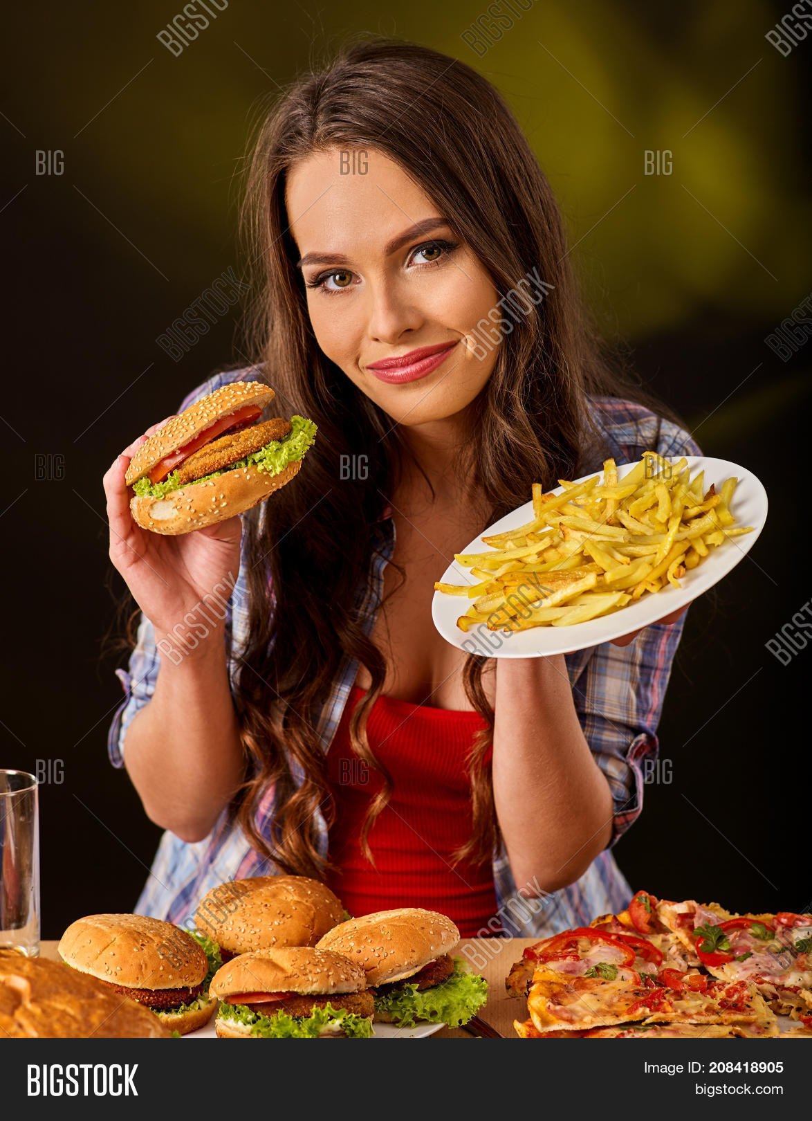 Girls Junk Food