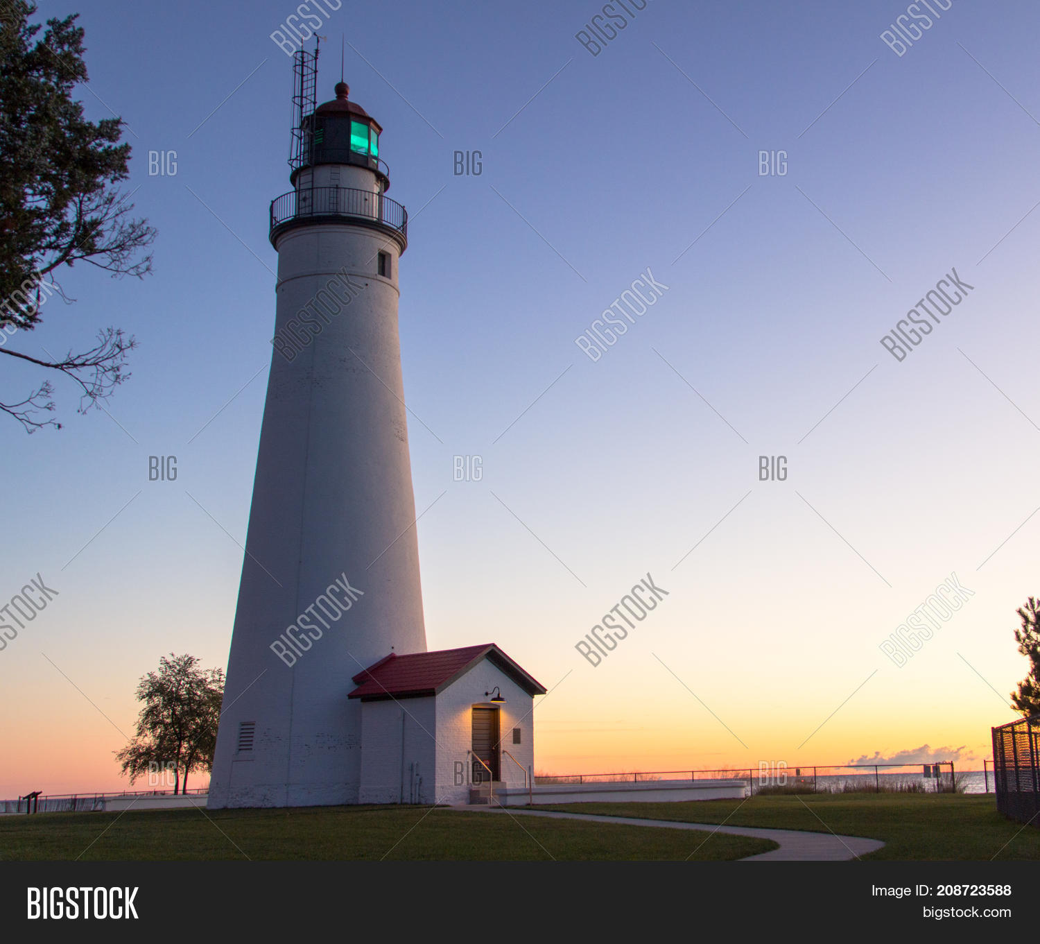 Lighthouse Sunrise. Image & Photo (Free Trial) | Bigstock
