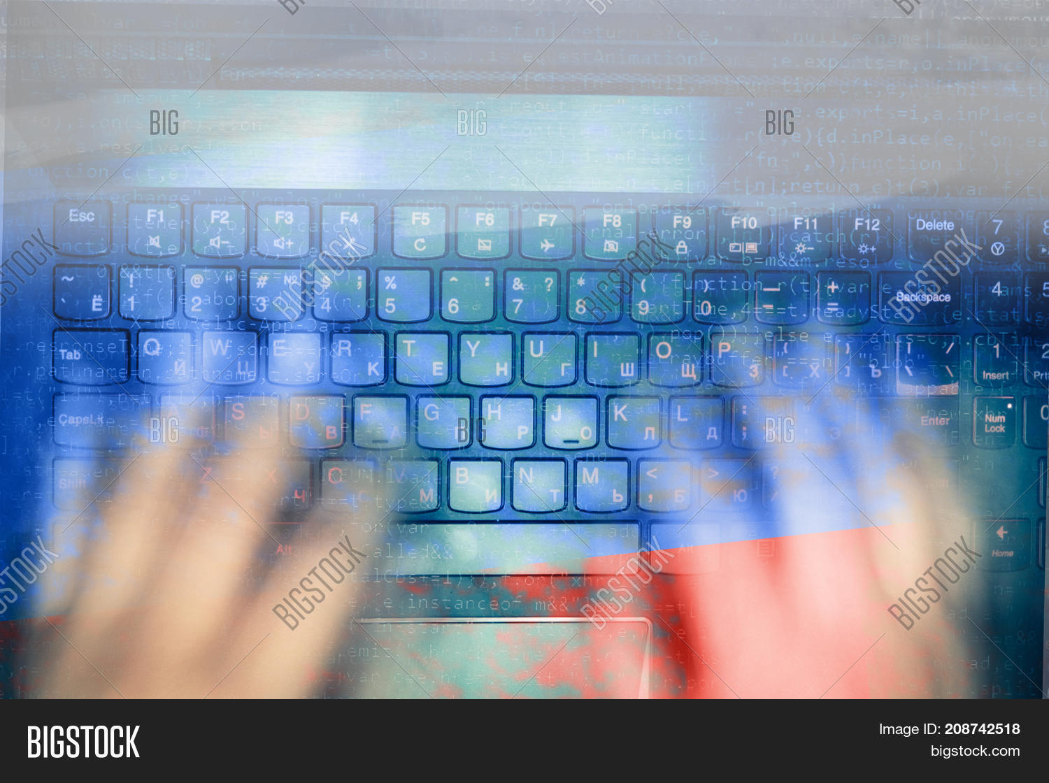 Russian Hacker Hacking Image & Photo (Free Trial) | Bigstock