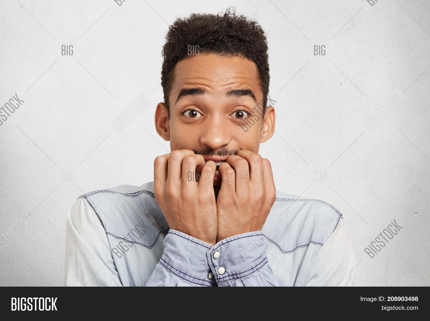 Fearful Worried Man Image & Photo (Free Trial) | Bigstock