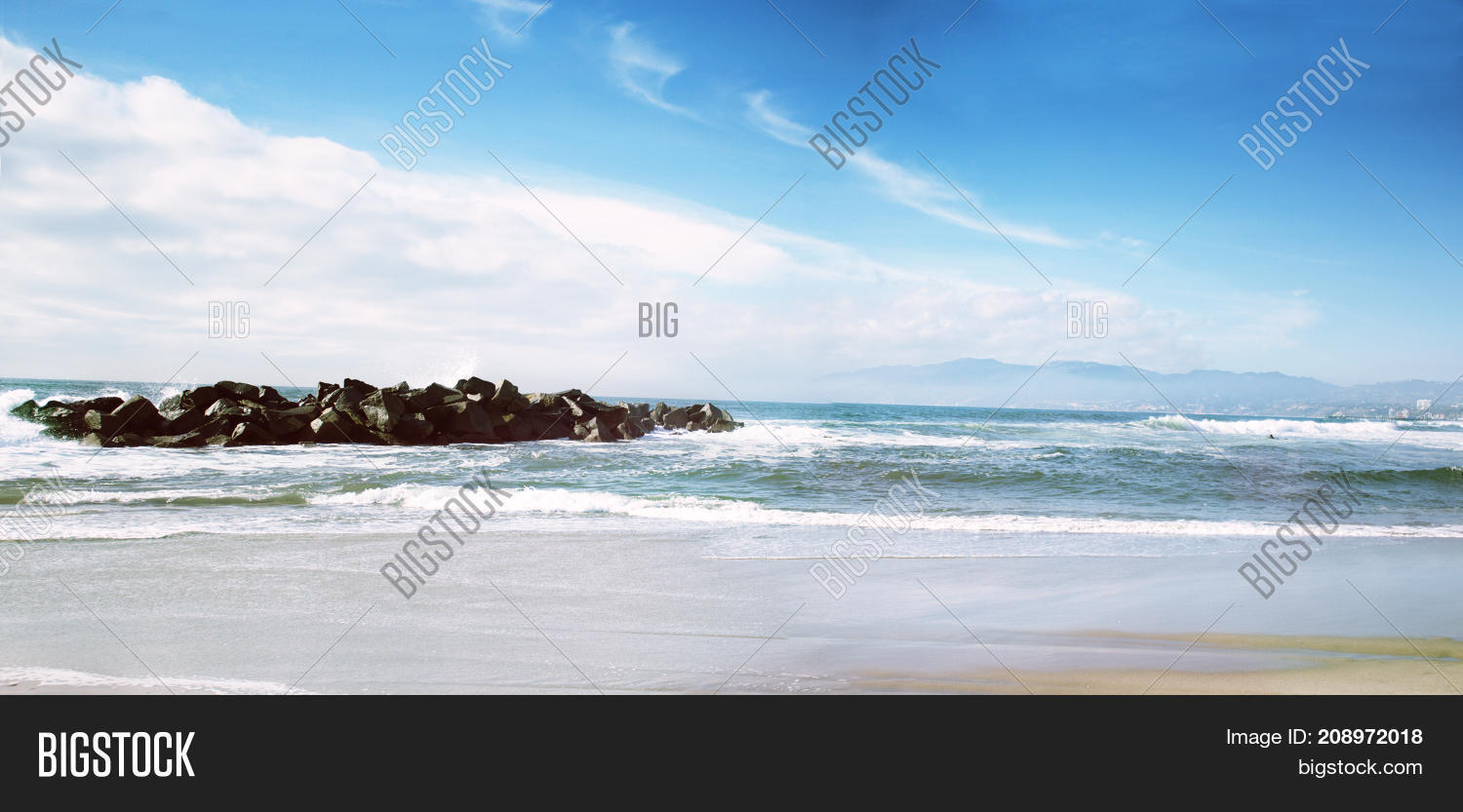 Beach Panorama. Long Image & Photo (Free Trial) | Bigstock