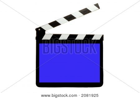 Clap Board Blue Screen Image & Photo (Free Trial) | Bigstock