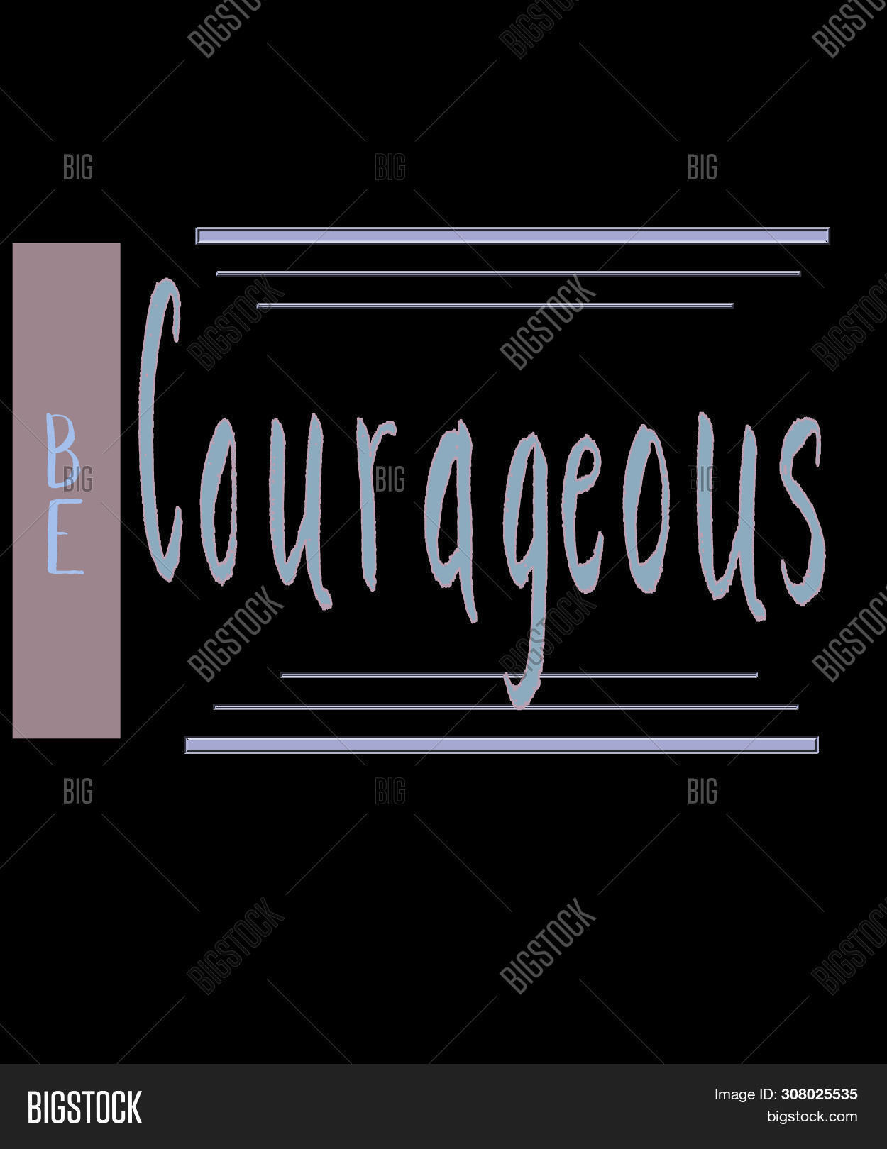 Be Courageous Hand Image & Photo (Free Trial) | Bigstock