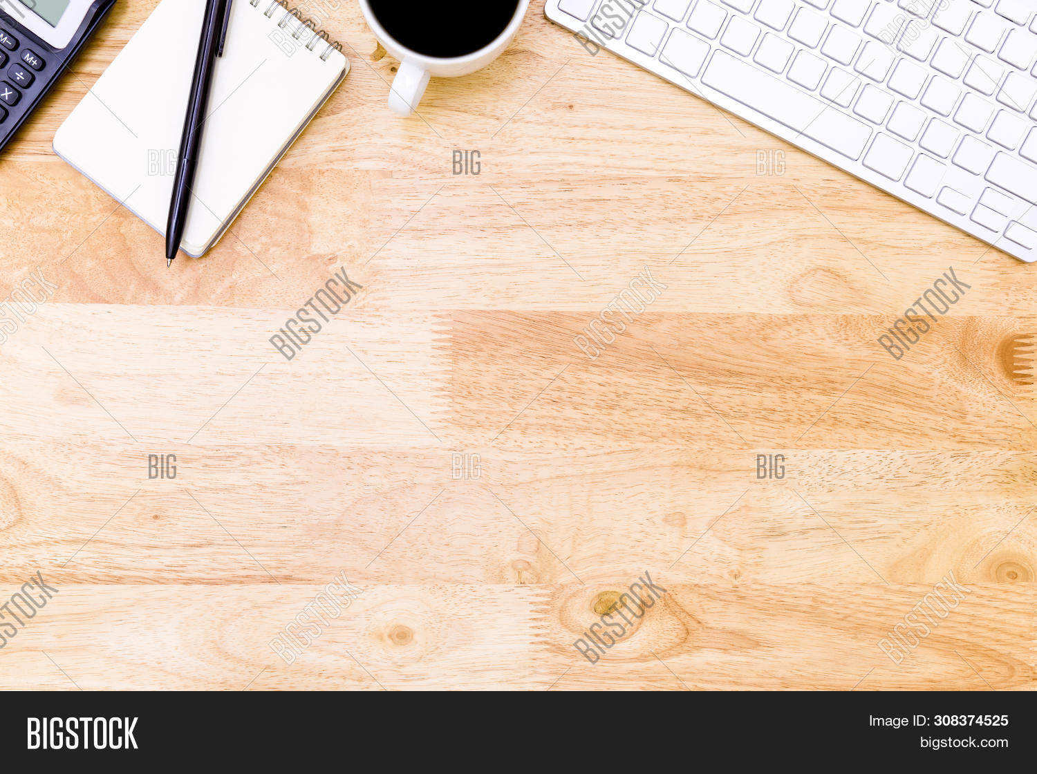 Flat Lay Office Desk Image & Photo (Free Trial) | Bigstock