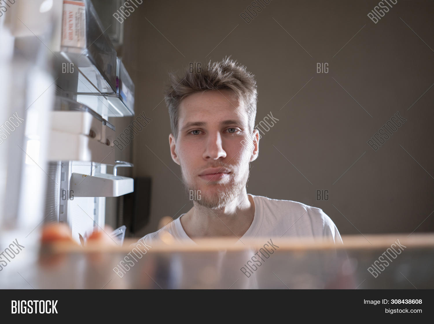 Hungry Man Looking Image & Photo (Free Trial) | Bigstock