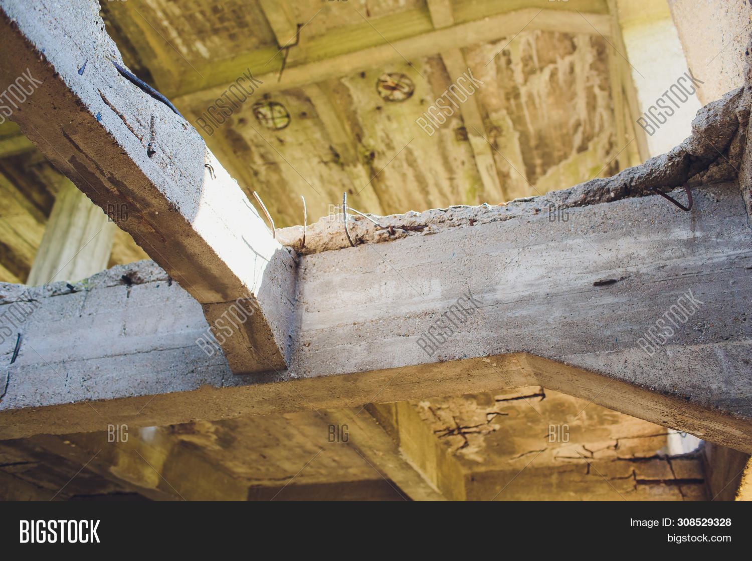 Destroyed Big Concrete Image & Photo (Free Trial) | Bigstock