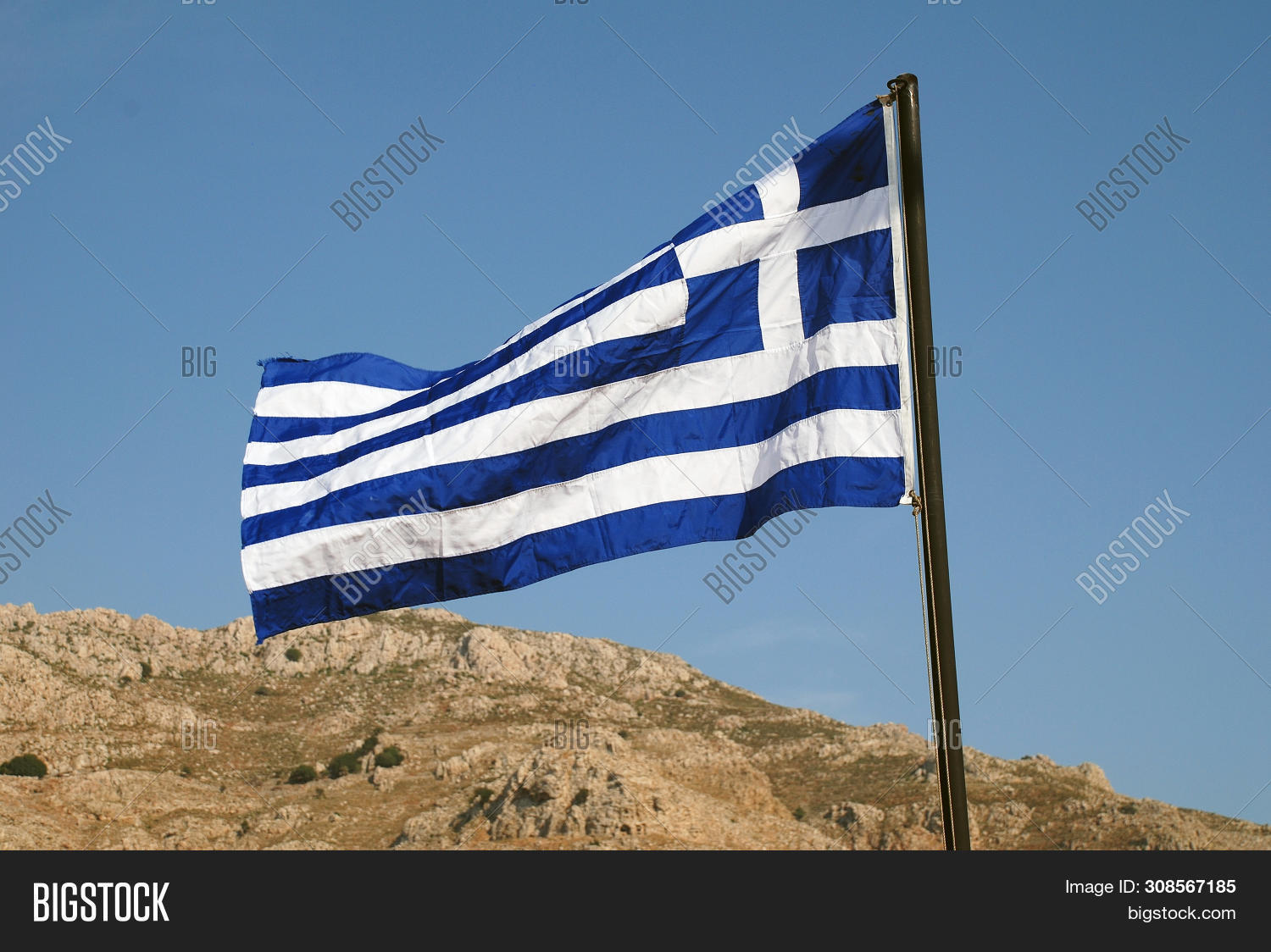 Greek National Flag Image & Photo (Free Trial) | Bigstock