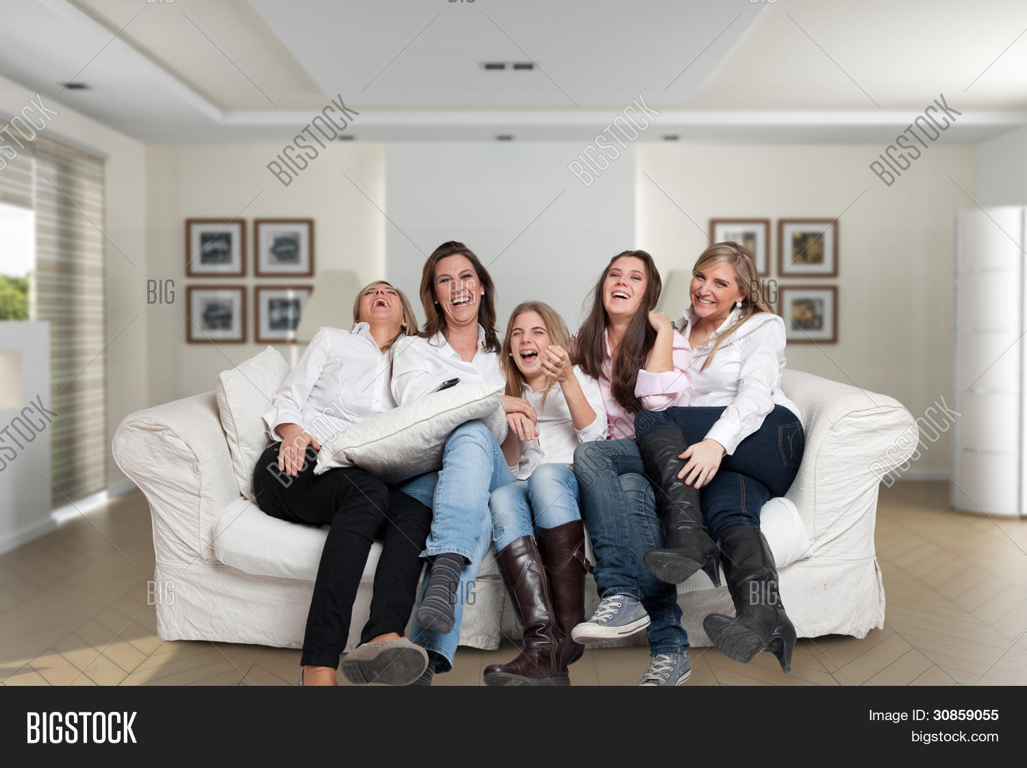Group Five Happy Women Image & Photo (Free Trial) | Bigstock