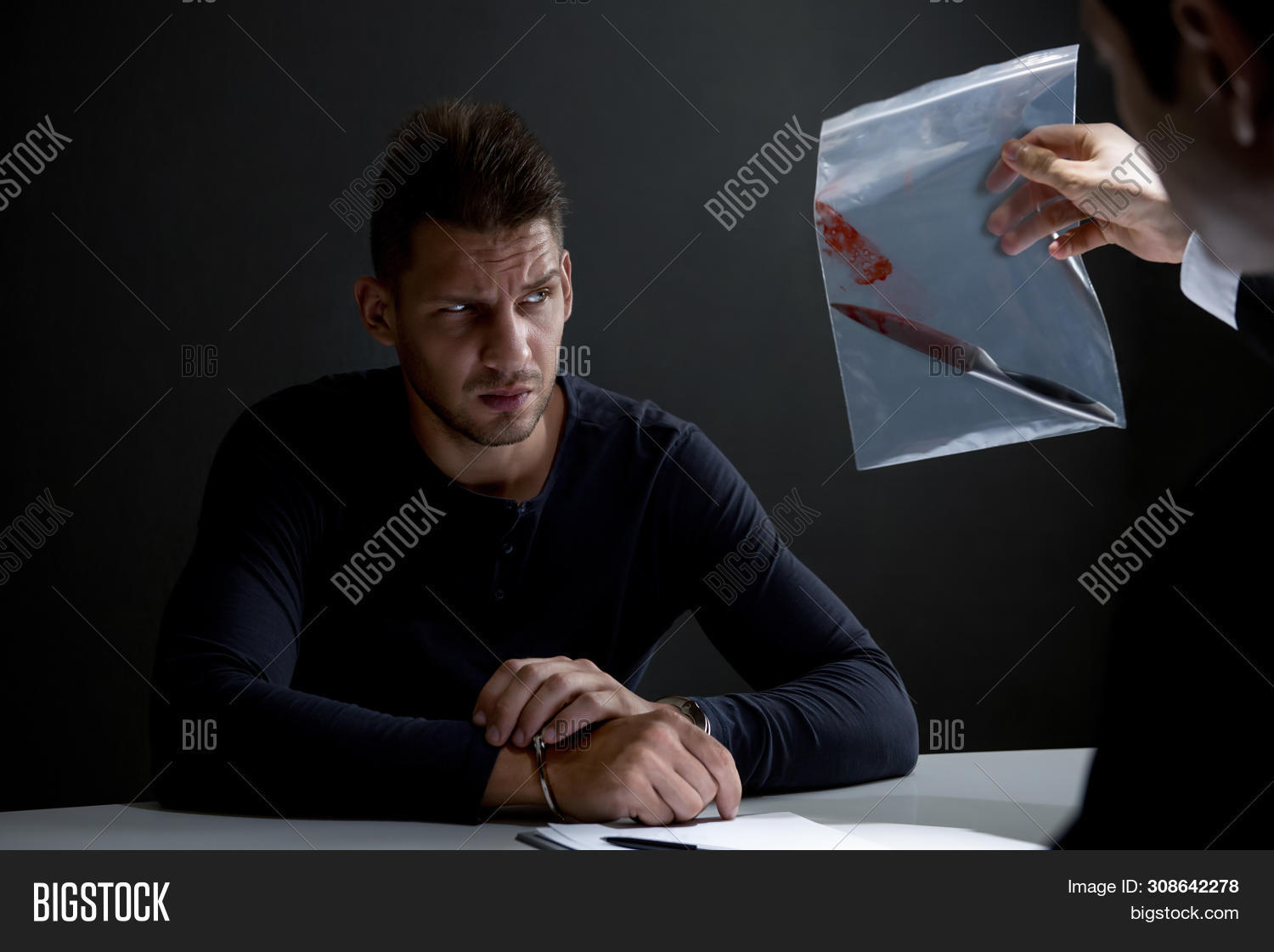 Police Showing Knife Image & Photo (Free Trial) | Bigstock
