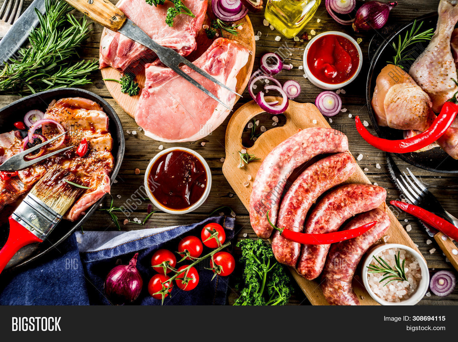 Various Raw Meat Ready Image & Photo (Free Trial) | Bigstock