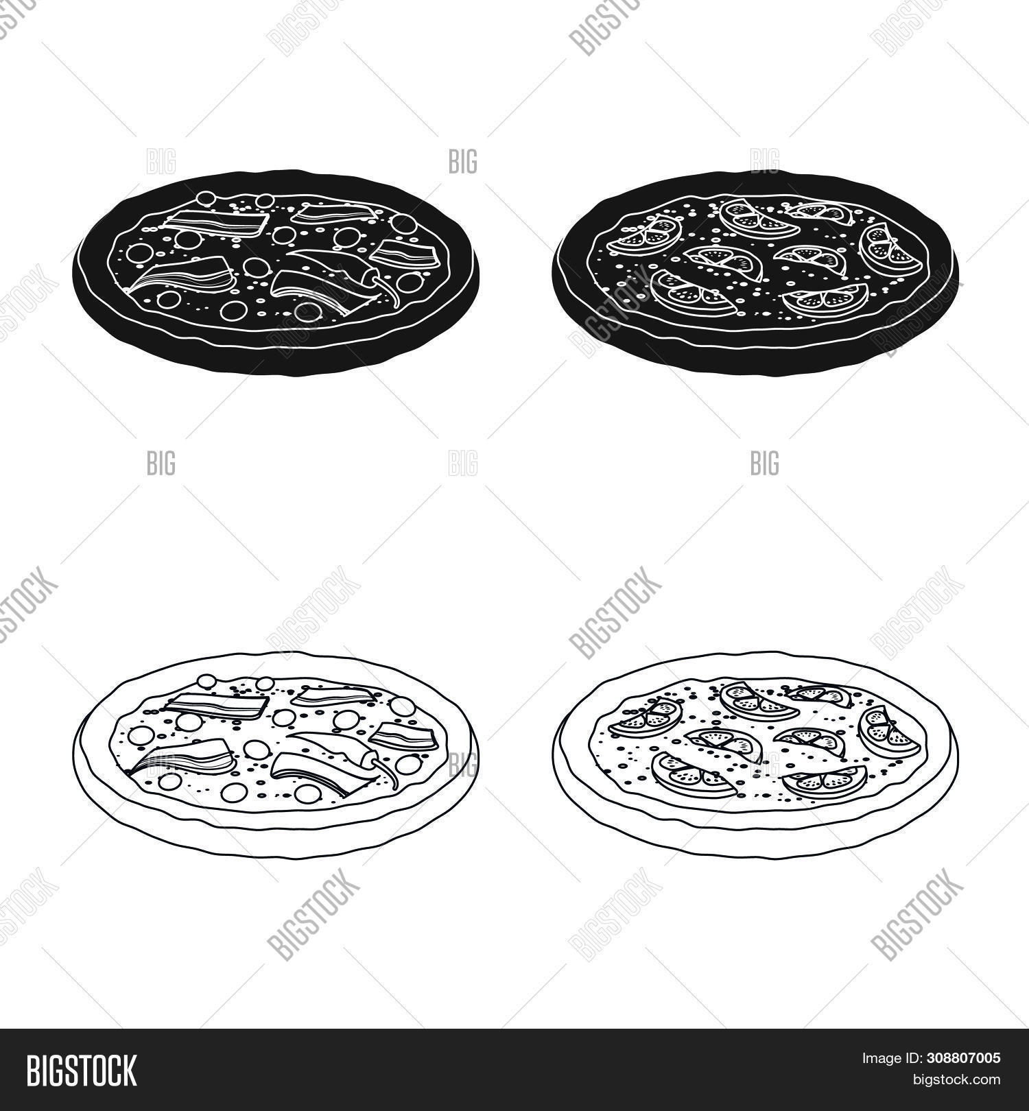 Bitmap Design Pizza Image & Photo (Free Trial) | Bigstock