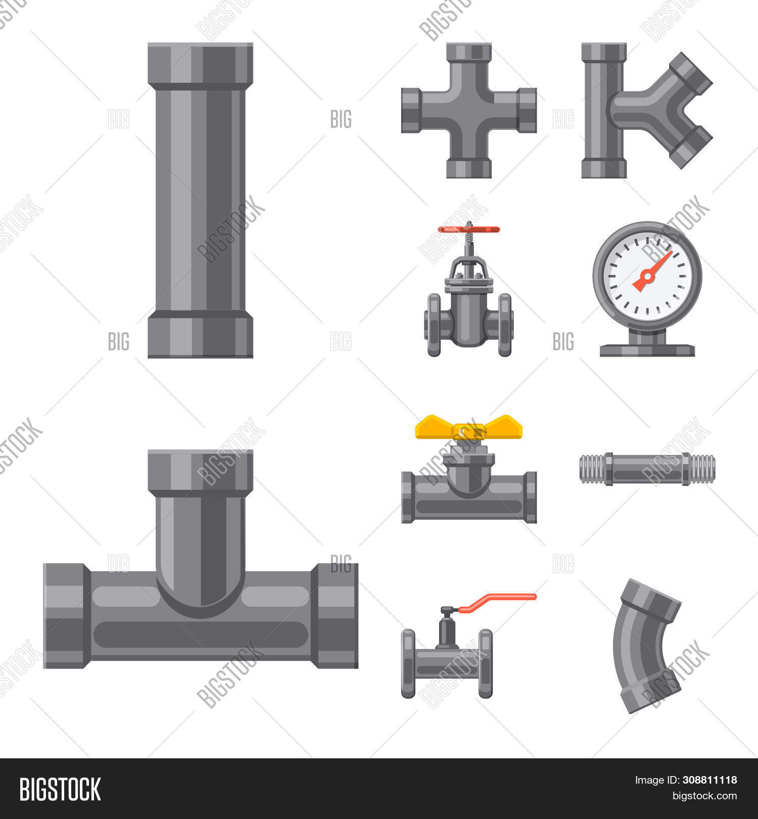 Bitmap Design Pipe Image & Photo (Free Trial) | Bigstock