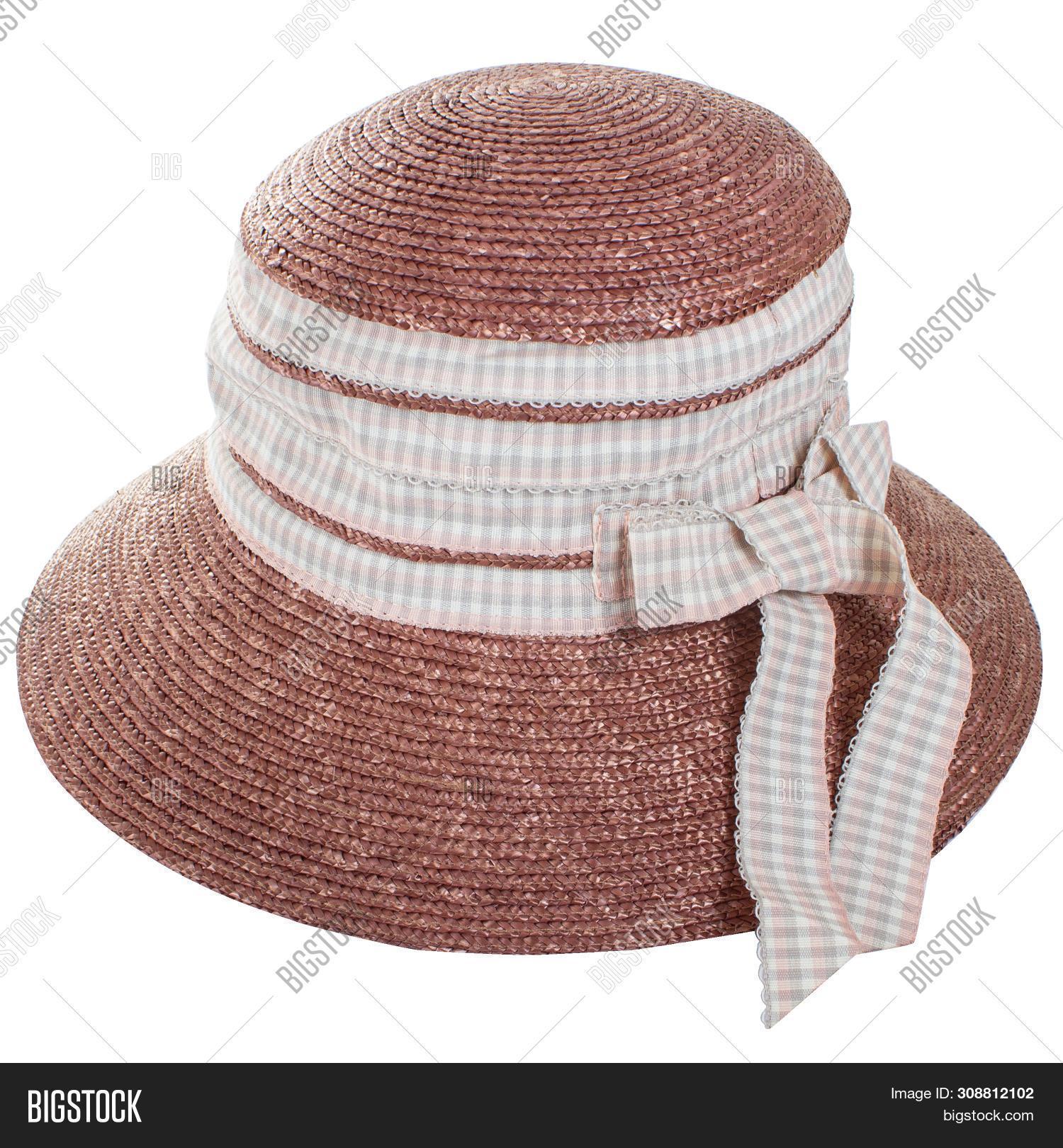 Brown Straw Bowler Hat Image & Photo (Free Trial) | Bigstock