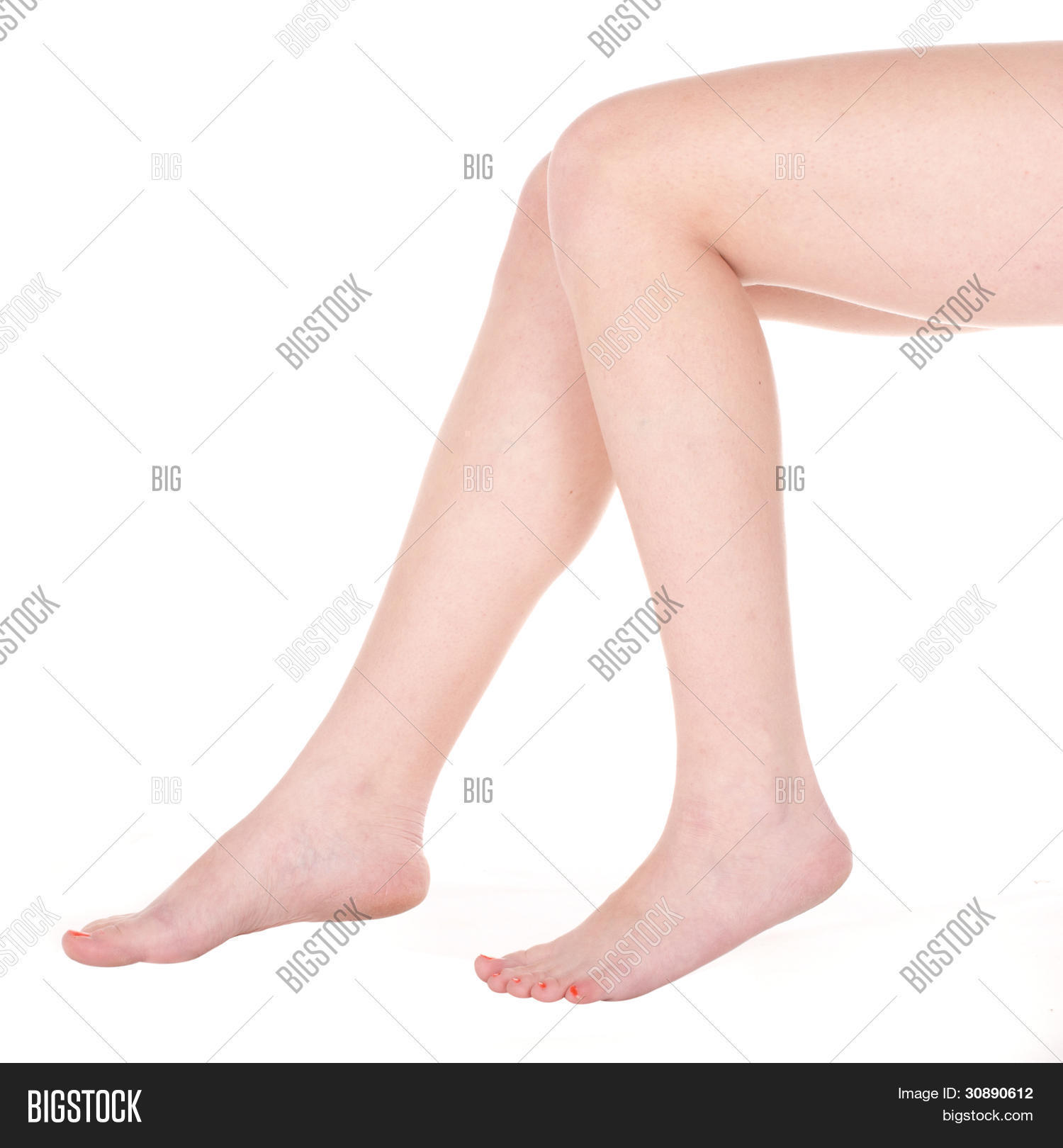 Bare Feet Isolated Image & Photo (Free Trial) | Bigstock