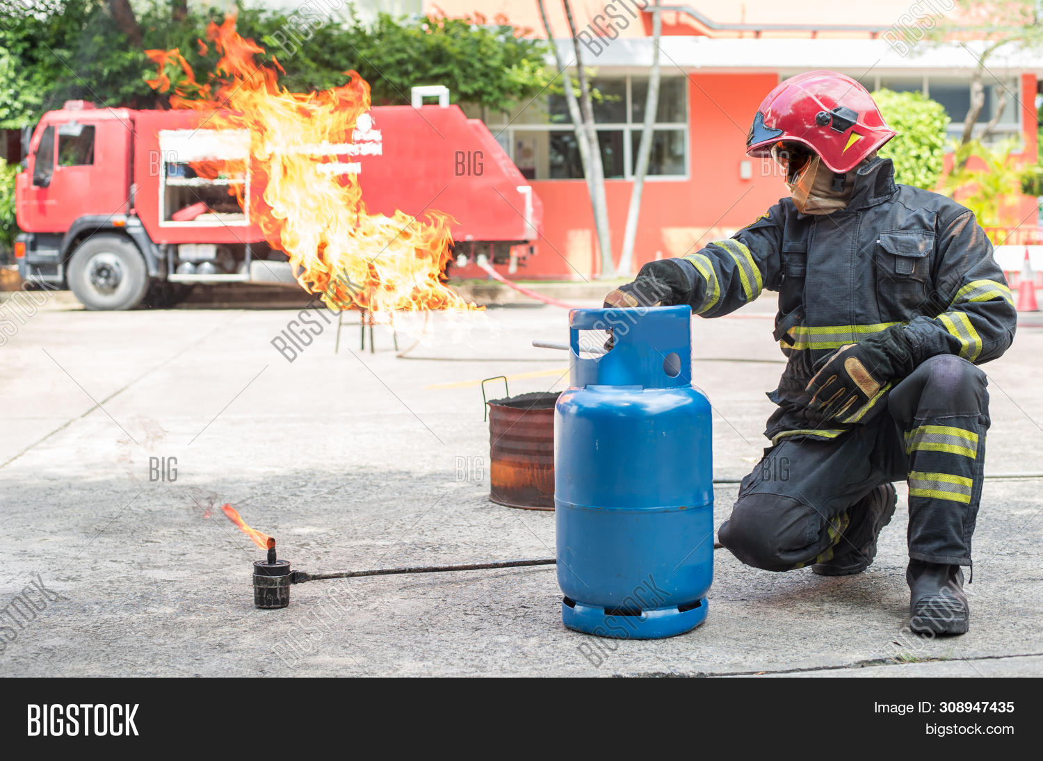Firefighters Checking Image & Photo (Free Trial) | Bigstock