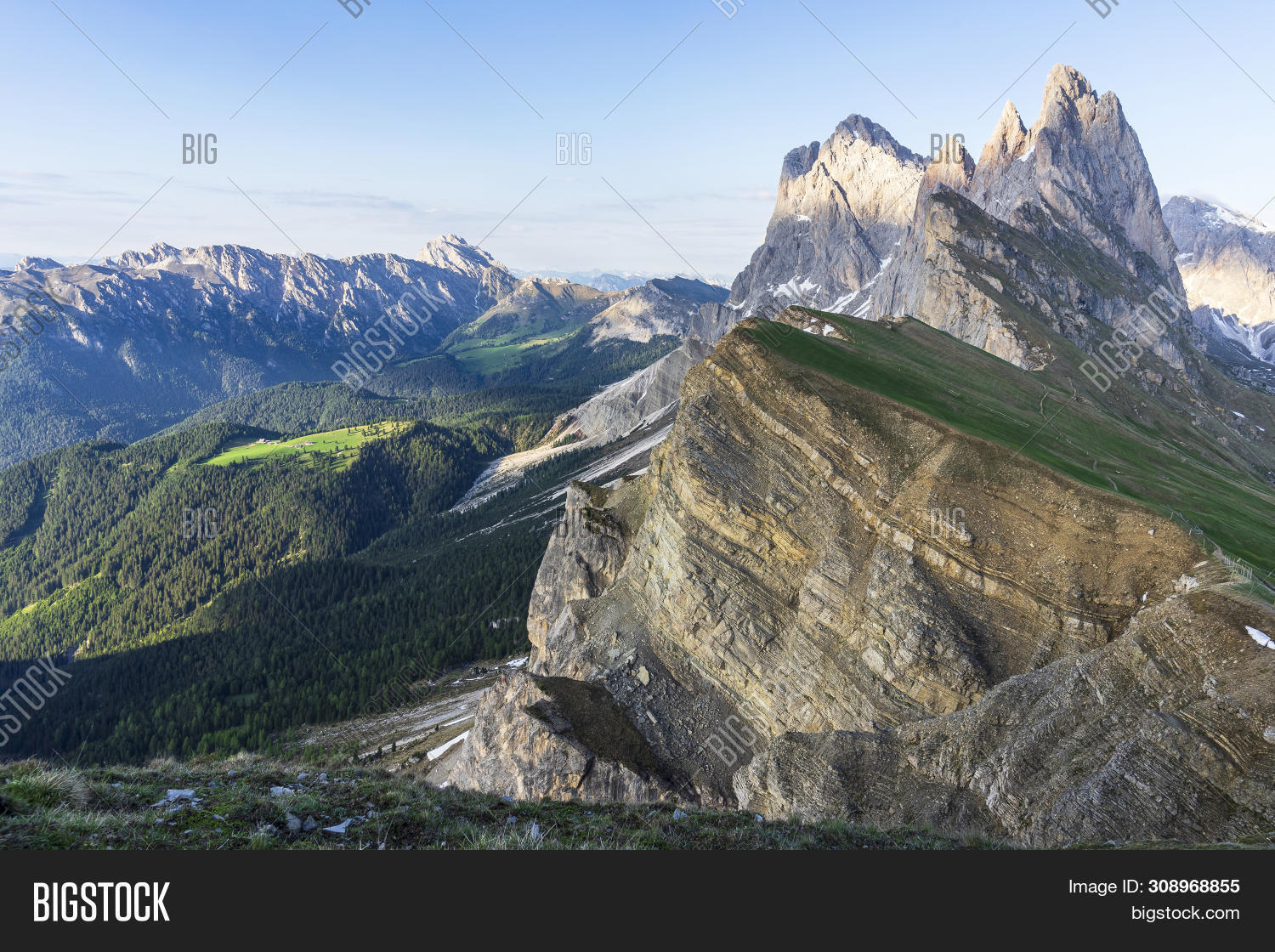 Seceda Summit Sunset. Image & Photo (Free Trial) | Bigstock