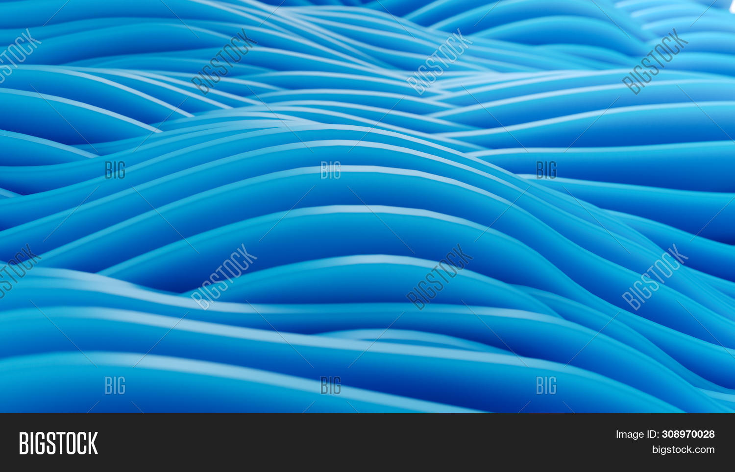 Modern Blue Line Art Image & Photo (Free Trial) | Bigstock