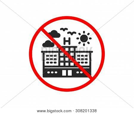 No Stop. Hotel Icon. Vector & Photo (Free Trial) | Bigstock