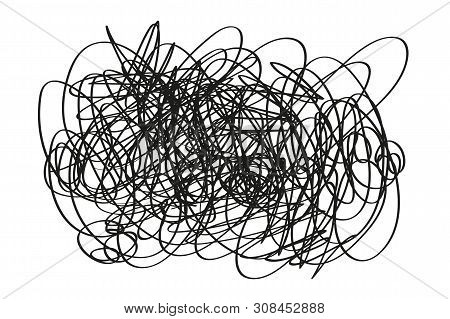 Chaos On Isolated Vector & Photo (Free Trial) | Bigstock