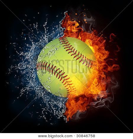 Baseball Ball On Fire Image & Photo (Free Trial) | Bigstock