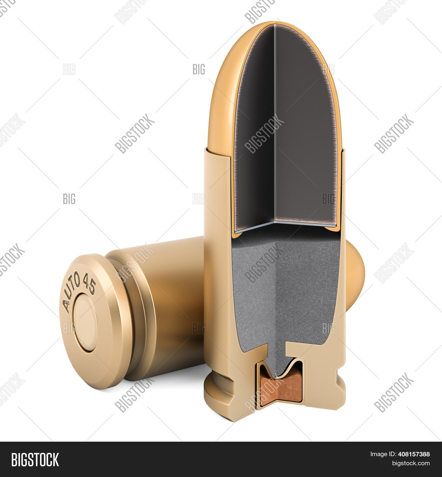 Cross-section Pistol Image & Photo (Free Trial) | Bigstock