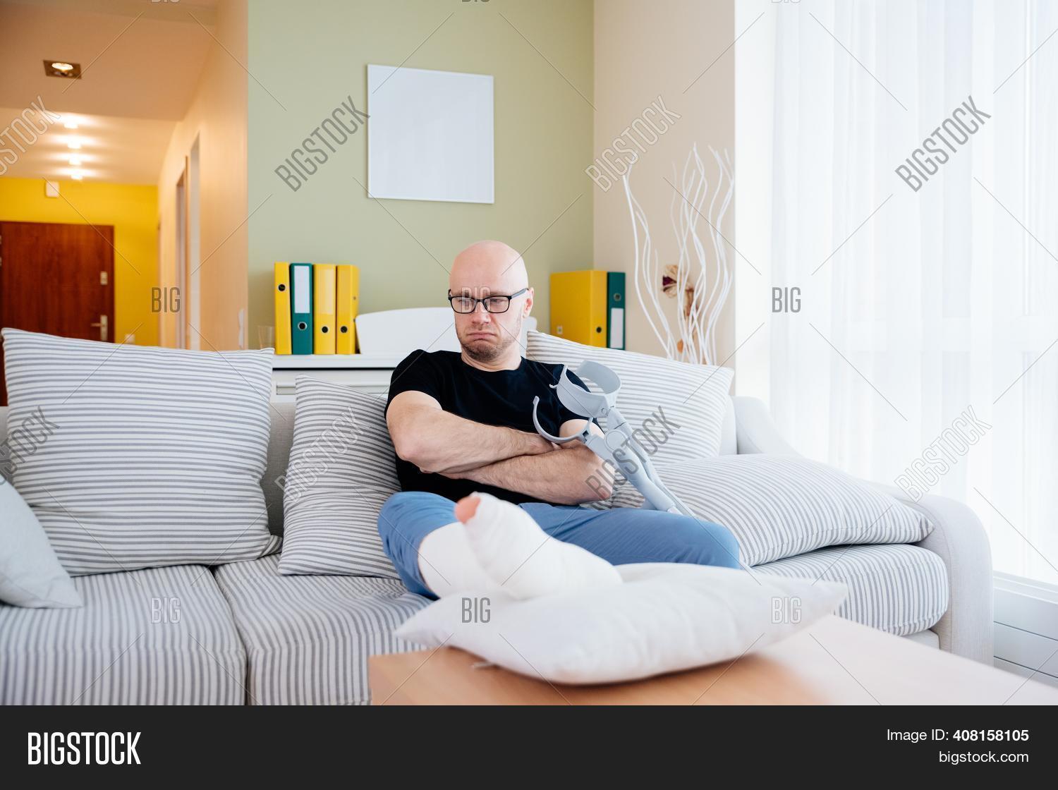 Angry Man Sitting On Image & Photo (Free Trial) | Bigstock