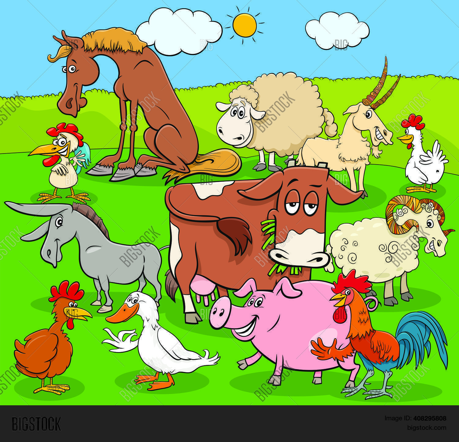 Cartoon Illustration Vector & Photo (Free Trial) | Bigstock