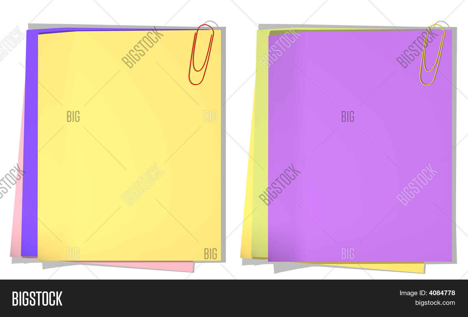 Color Sheets Paper Image & Photo (Free Trial) | Bigstock