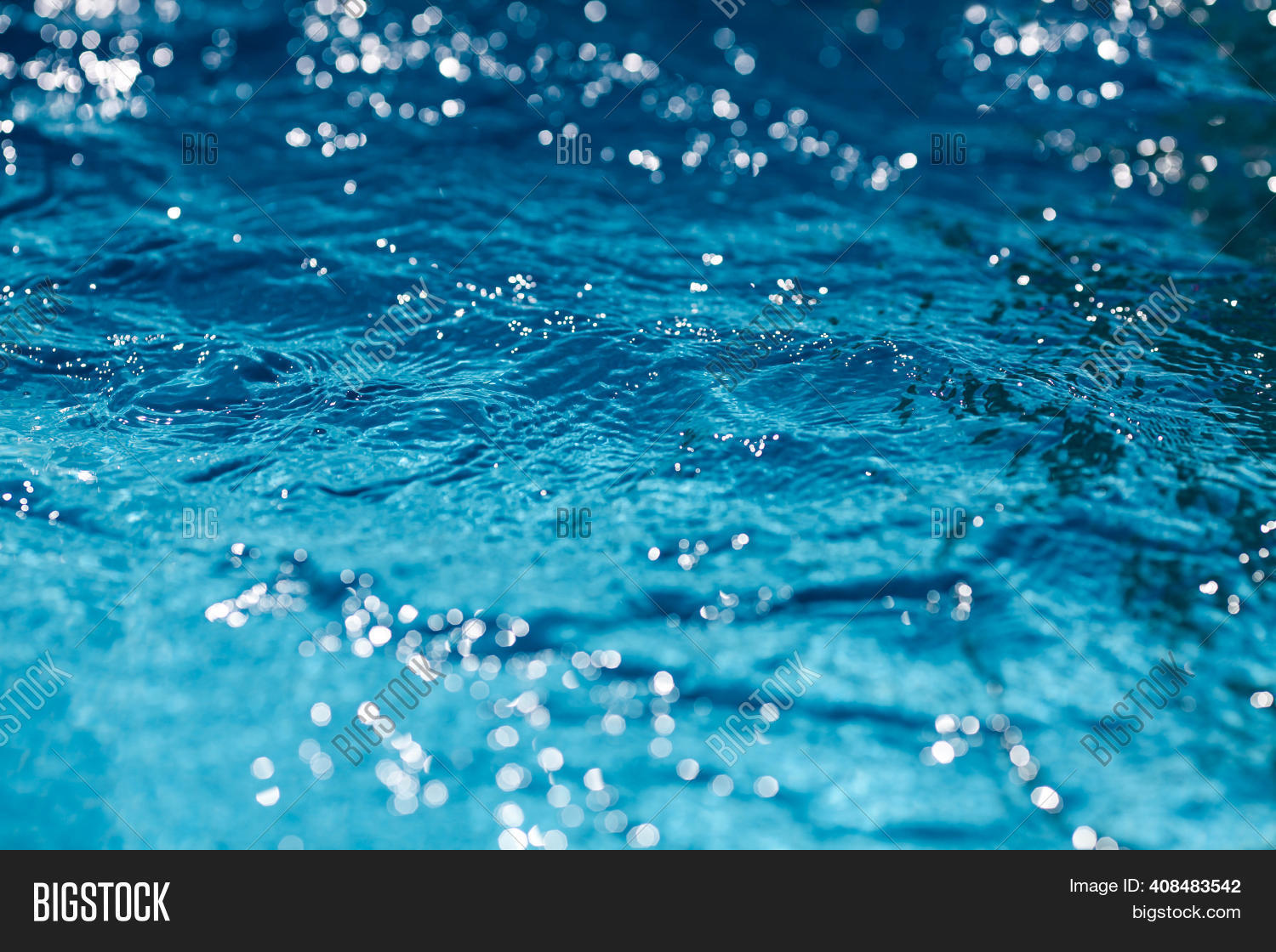 Close- Blue Water Pool Image & Photo (Free Trial) | Bigstock