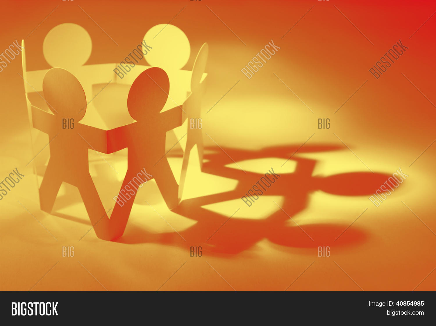 Group Paper Doll Image & Photo (Free Trial) | Bigstock