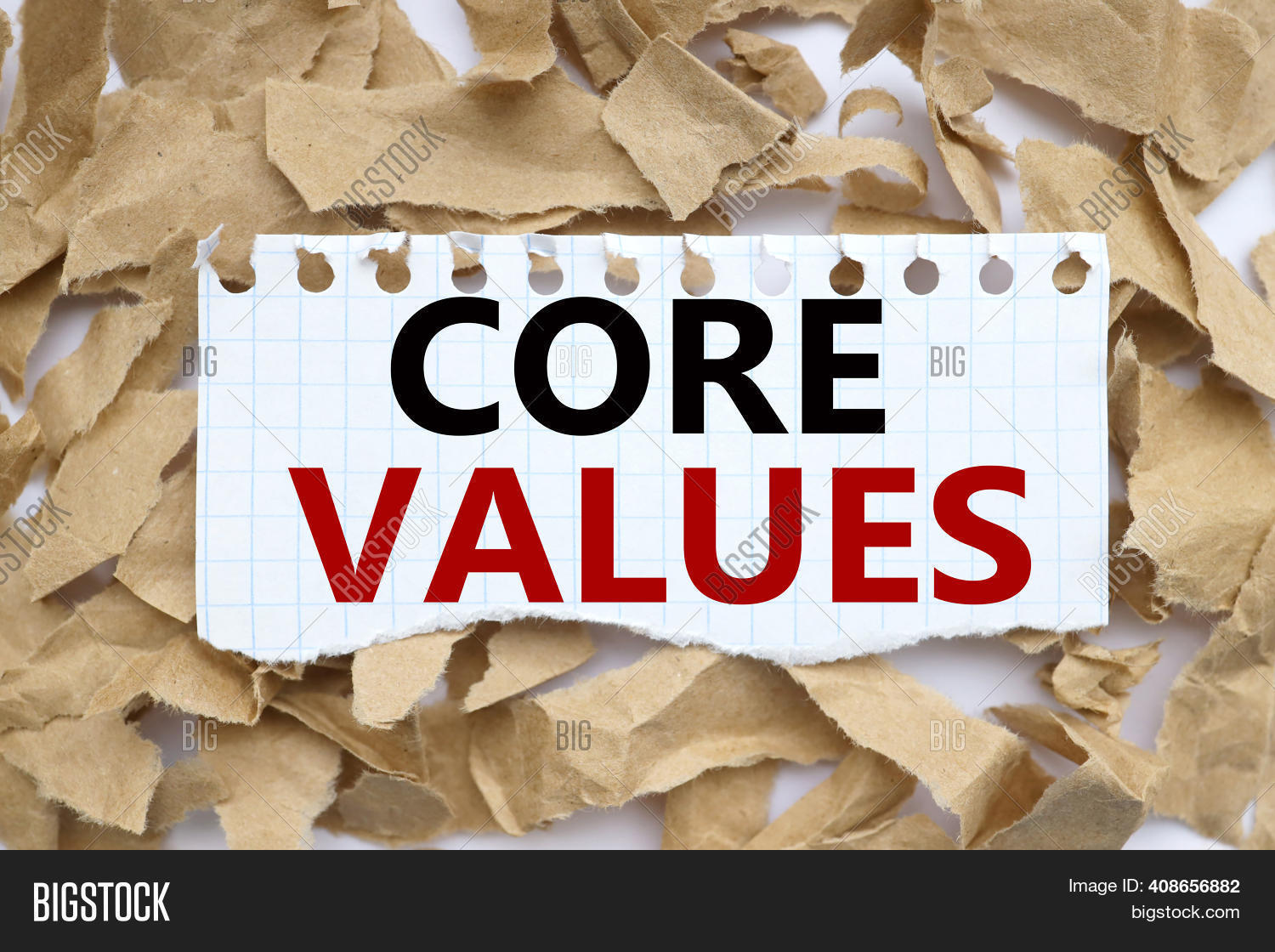 Core Values. Text On Image & Photo (Free Trial) | Bigstock