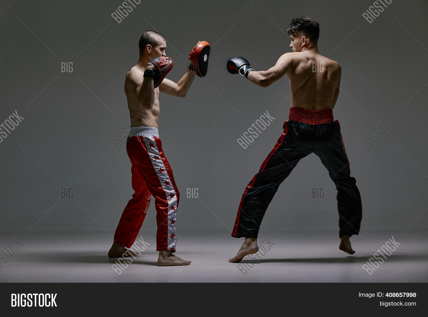 Athletic Males Boxing Image & Photo (Free Trial) | Bigstock