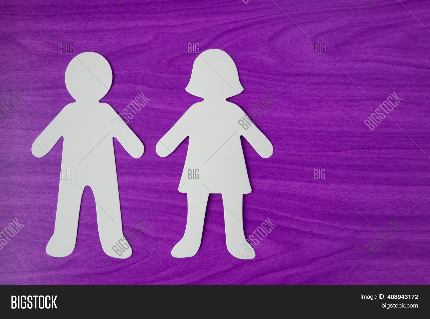 Paper Cutout Figure Image & Photo (Free Trial) | Bigstock
