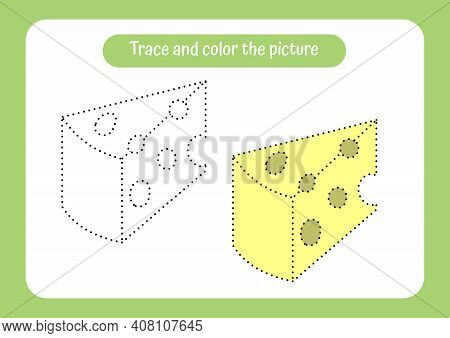 Cheese. Trace Color Vector & Photo (Free Trial) | Bigstock