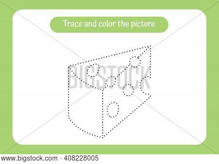 Cheese. Trace Color Vector & Photo (Free Trial) | Bigstock