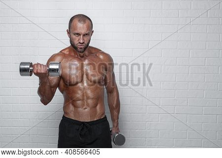 Bodybuilder Doing Image & Photo (Free Trial) | Bigstock