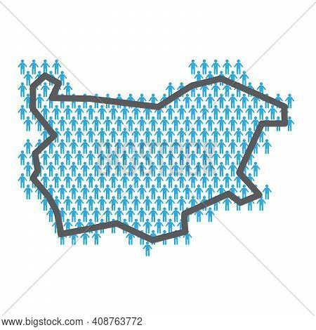 Bulgaria Population Vector & Photo (Free Trial) | Bigstock