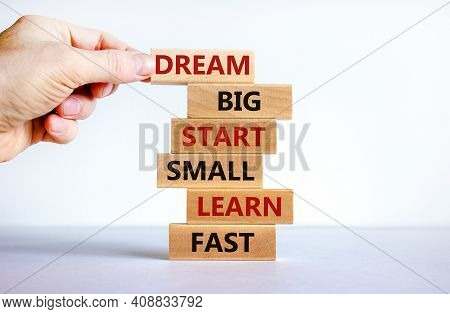 Dream Big Start Small Image & Photo (Free Trial) | Bigstock