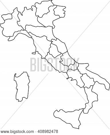 Political Map Divided Vector & Photo (Free Trial) | Bigstock