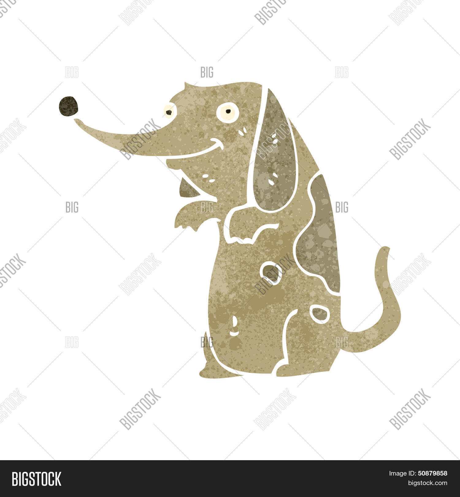 Retro Cartoon Dog Image & Photo (Free Trial) | Bigstock