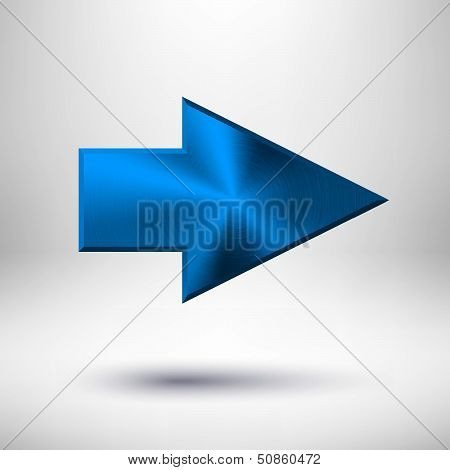 Right Arrow Sign Blue Vector & Photo (Free Trial) | Bigstock