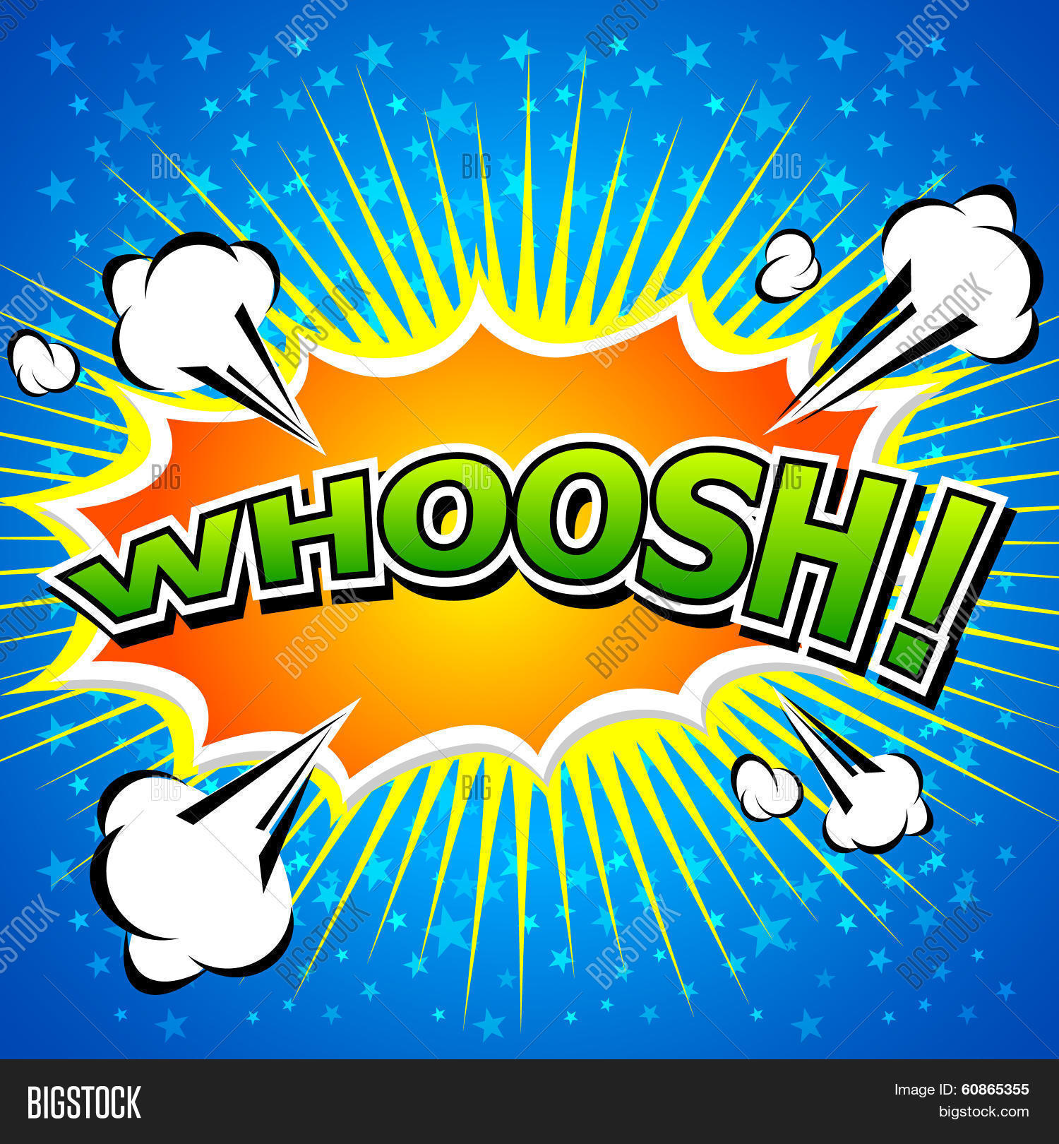 Whoosh !- Comic Vector & Photo (Free Trial) | Bigstock