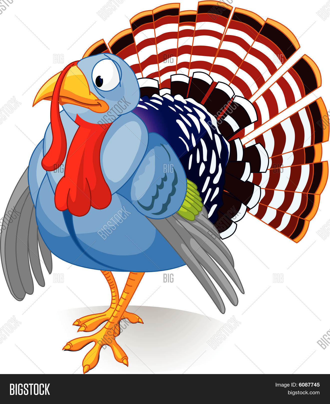 Cartoon Turkey Vector & Photo (Free Trial) | Bigstock